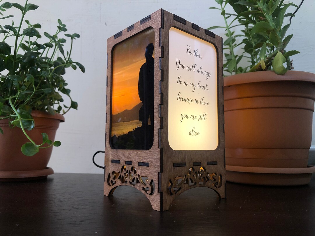 Sympathy Lantern Brother , Memorial Lantern / Loss of Brother ...