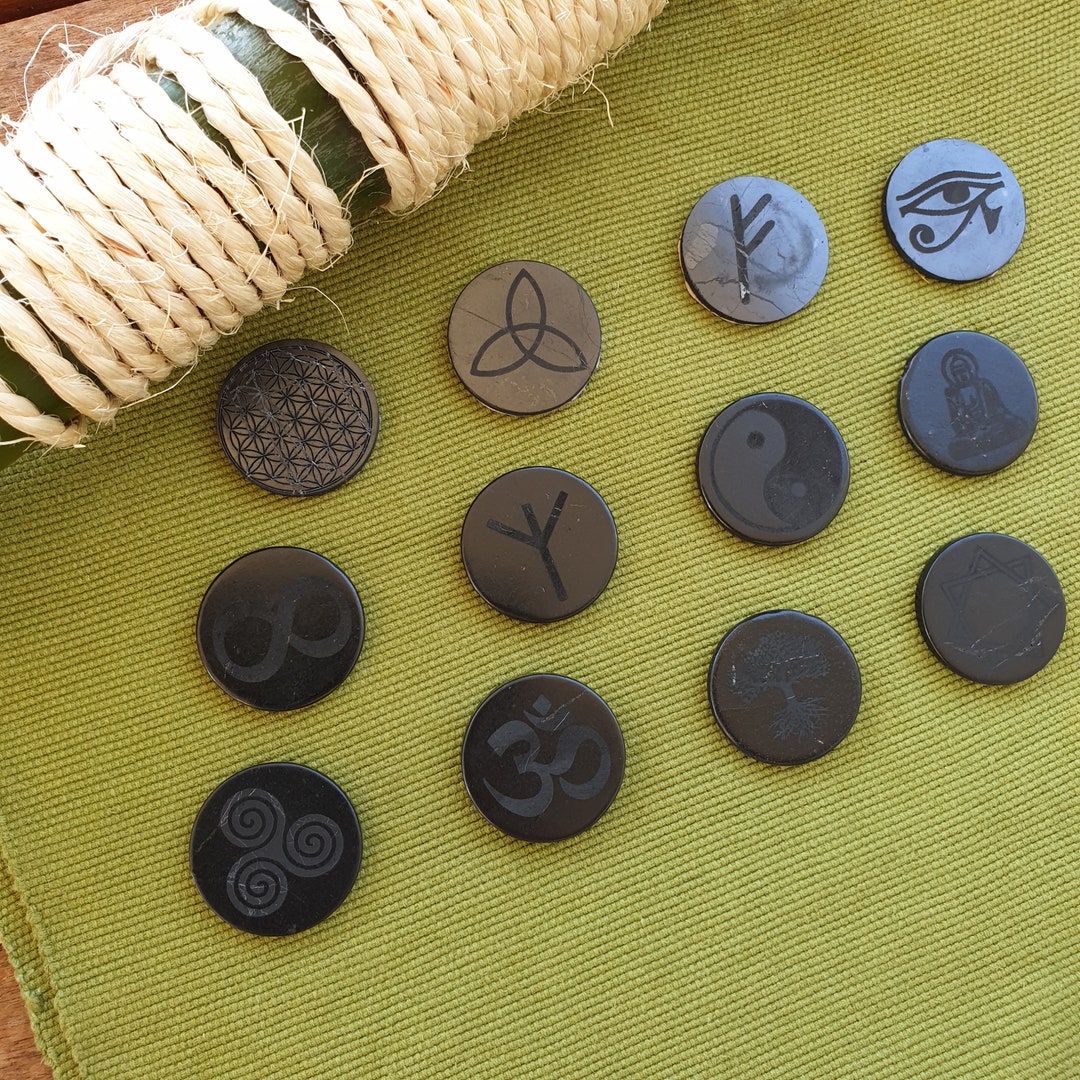 Shungite Sticker Symbols EMF Shield Protection Cell Phone Smartphone ...