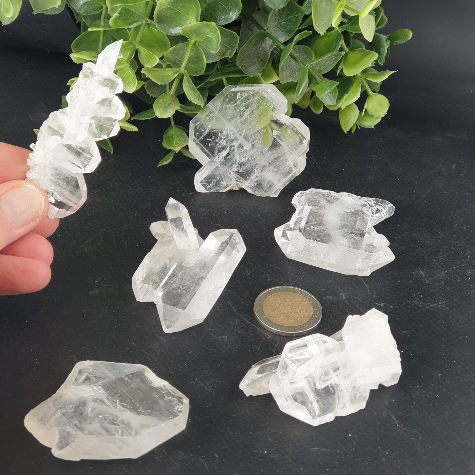 Faden Quartz Crystal Long And Slender Cluster From Pakistan Home ...