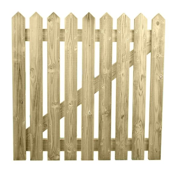 Picket Fence Garden Gate