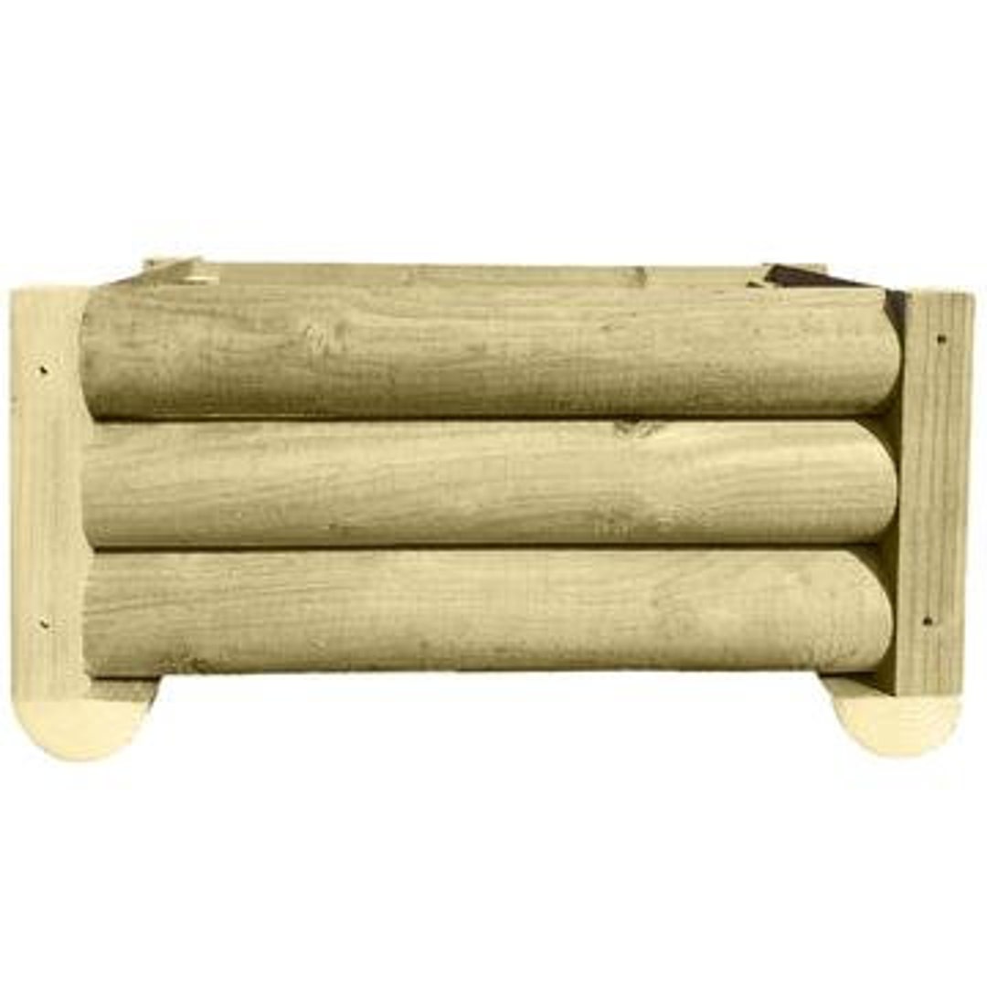 Handmade Half Round Rail Planter - Garden Planter - Decking Planter - Etsy