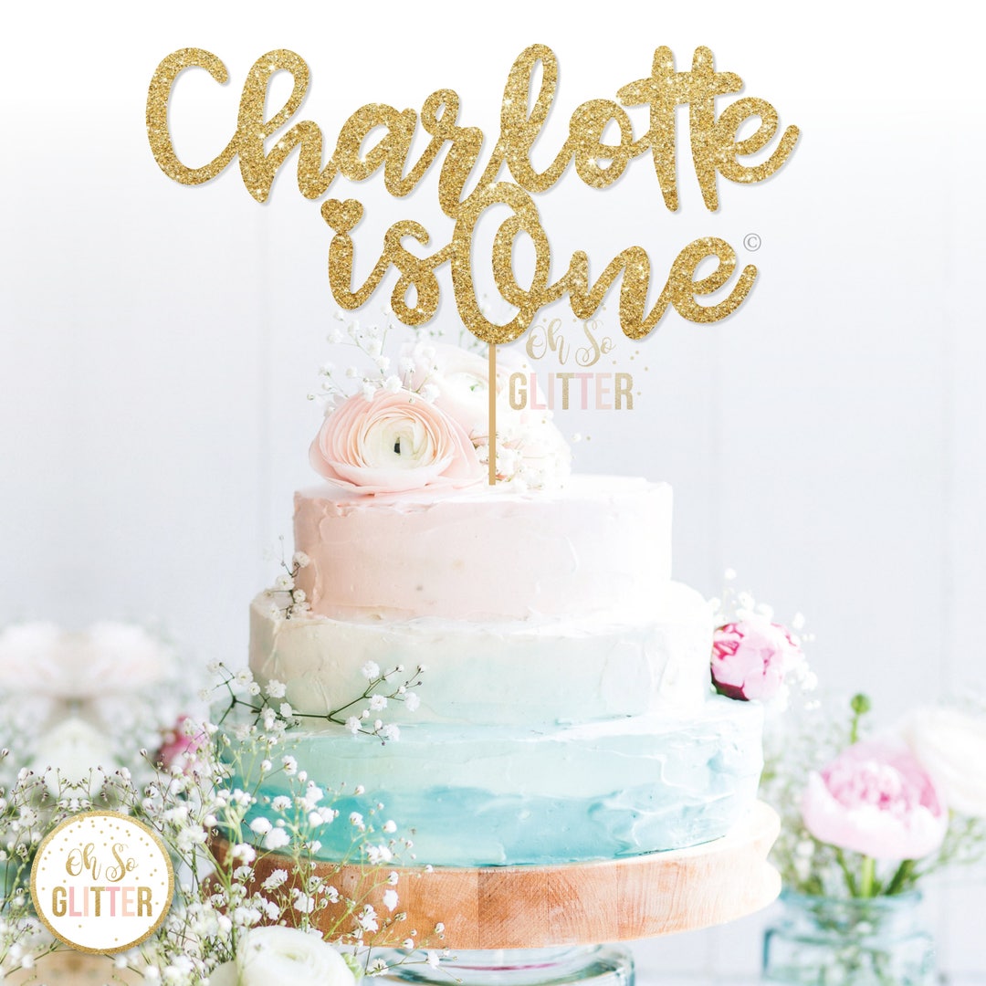 Name Cake Topper, Custom Cake Topper, Large Cake Topper, Personalised ...