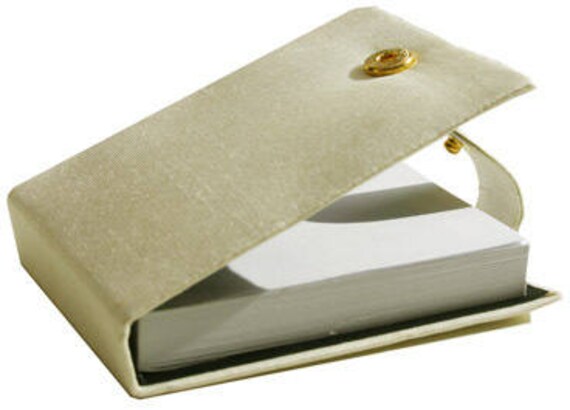 Ivory Thai Silk Notebook | Etsy