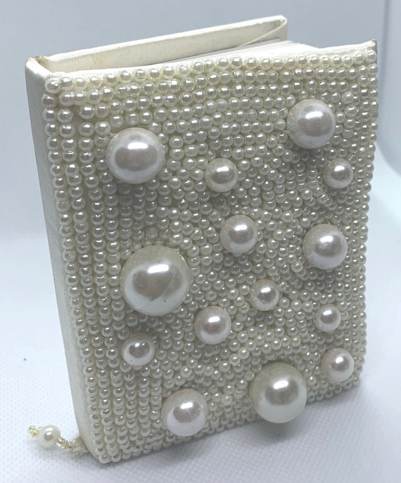 Luxury Pearl Beaded Notebook | Etsy