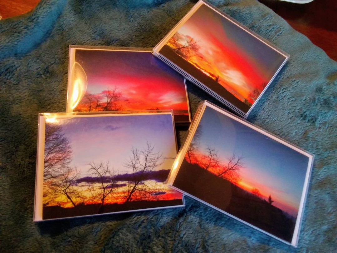 Sunset Cards - Etsy