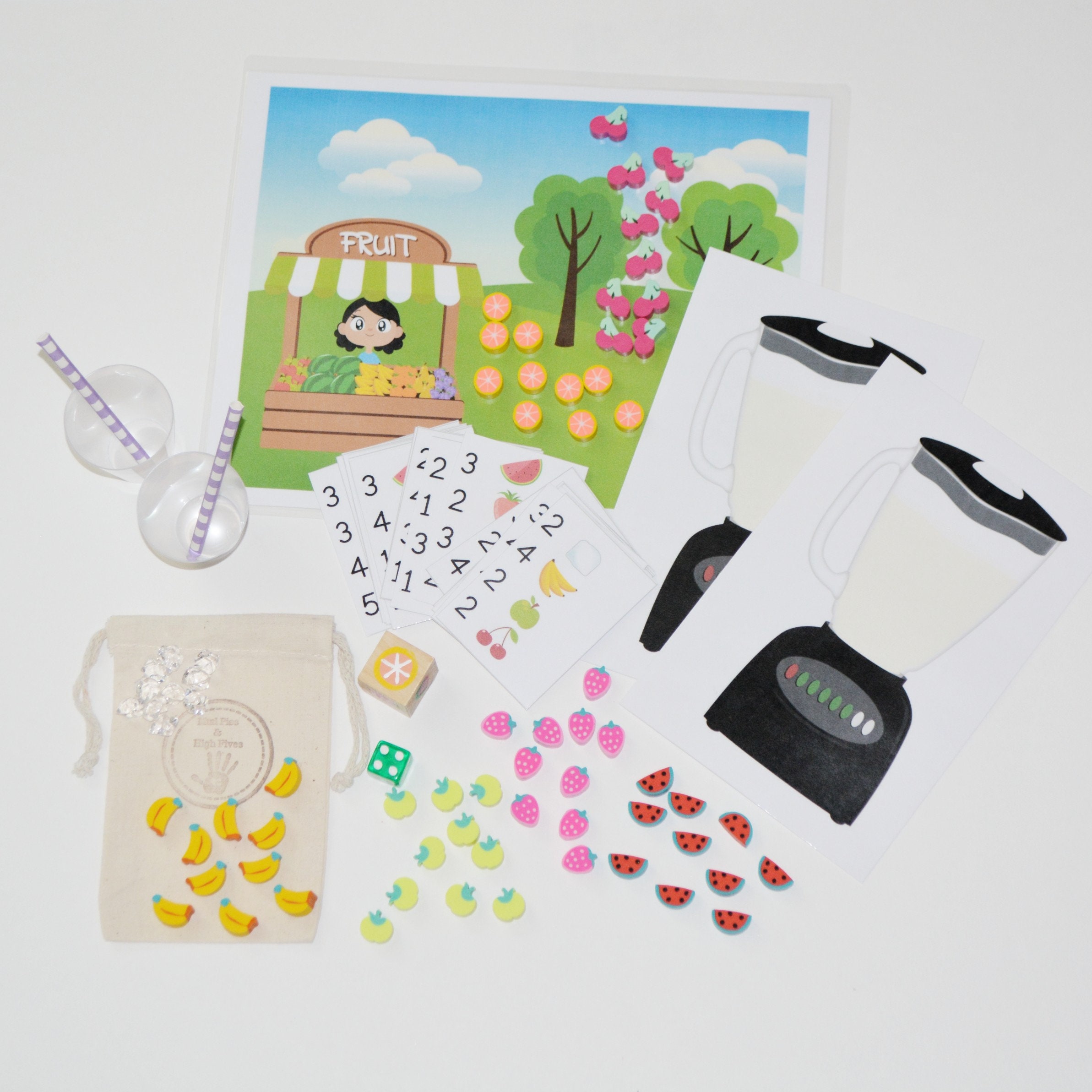 Fruit Smoothie Hands-On Math Play Kindergarten Math Early Learning ...