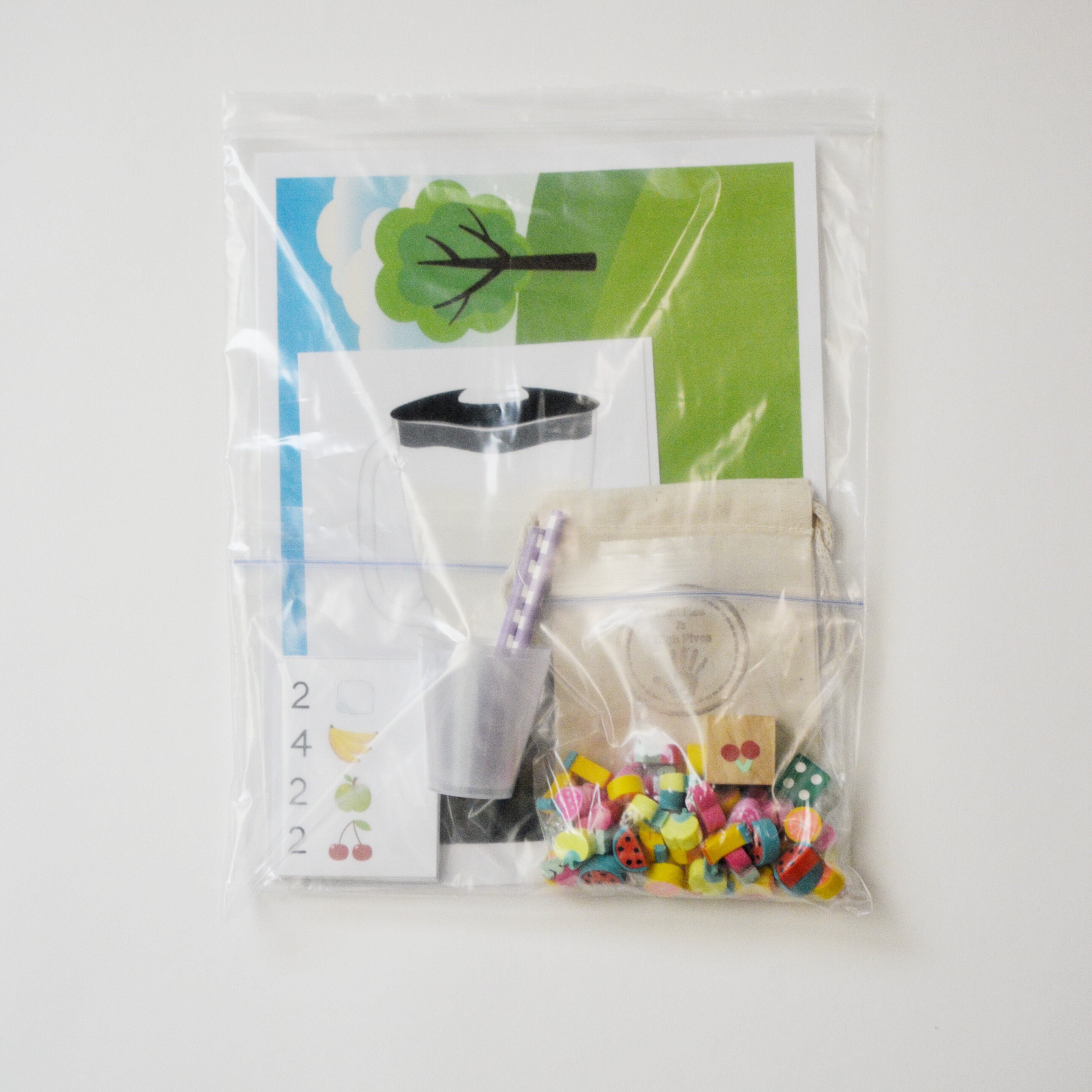 Fruit Smoothie Hands-On Math Play Kindergarten Math Early Learning ...