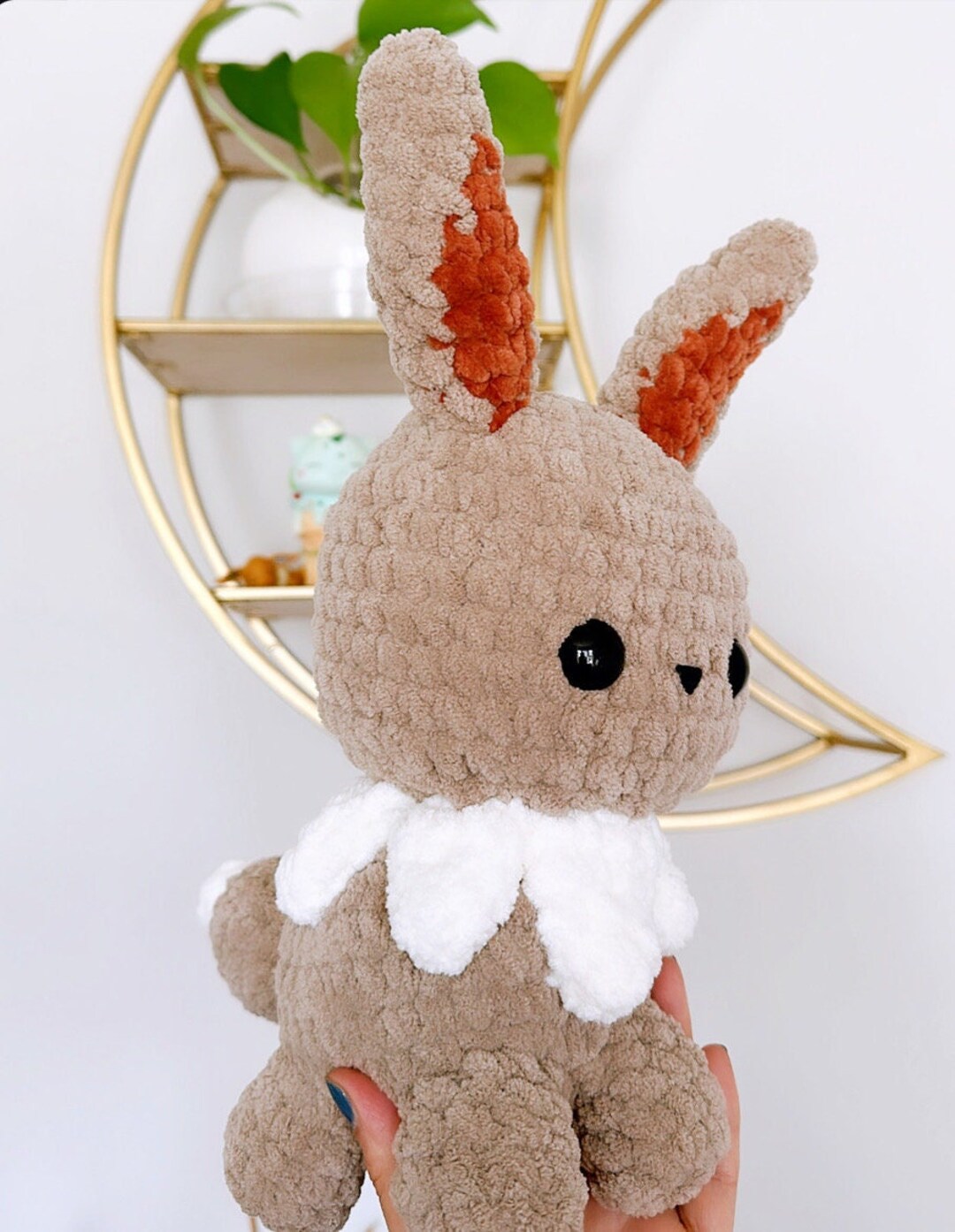 Eevee Crochet Plushie Blanket Yarn Diffuser Babies - Etsy