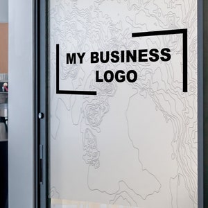 Custom Business LOGO Decal, Personalised Vinyl Logo, Custom Storefront ...