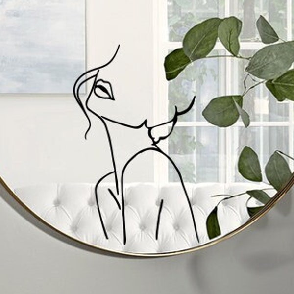 Nude Woman Wall Decal - Etsy