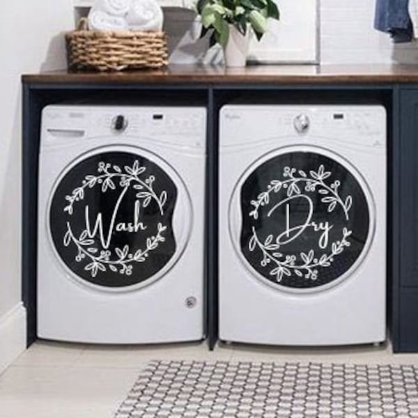 Wash Dry Decal - Etsy