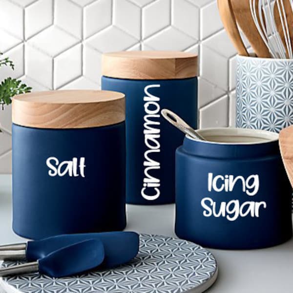 Canister Decal - Etsy