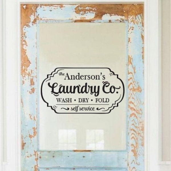 Laundry Room Decals - Etsy