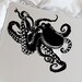 Octopus decal Octopus sticker for macbook laptop car | Etsy