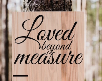 Growth Chart Ruler Add-on for the Side loved Beyond Measure - Etsy