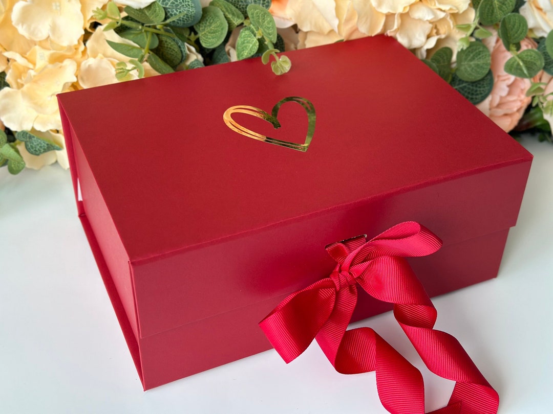 Love Heart Gift Box, Birthday Gift Box, Valentines Gift Box, Wedding ...