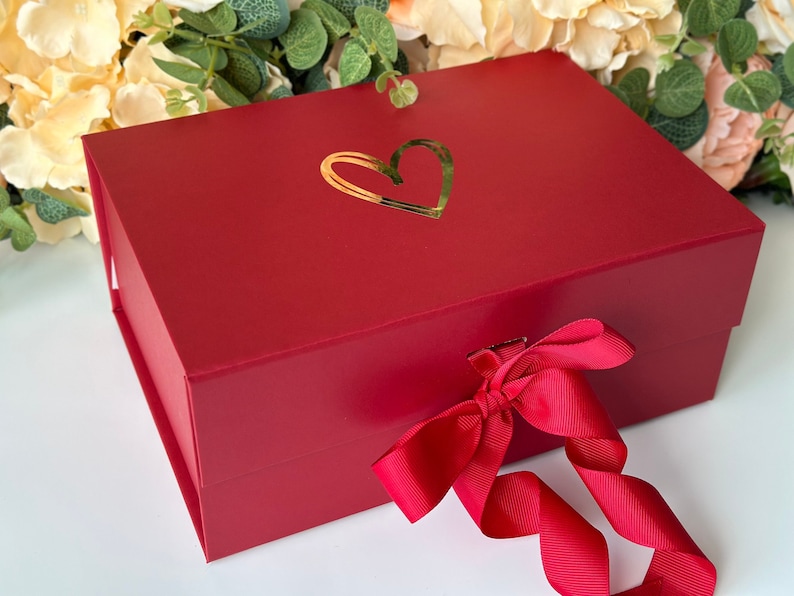 Love Heart Gift Box Birthday Gift Box Valentines Gift Box - Etsy