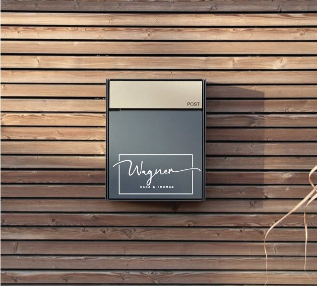 Personalized Mailbox Decal, Custom Family Address Decal, Letterbox ...