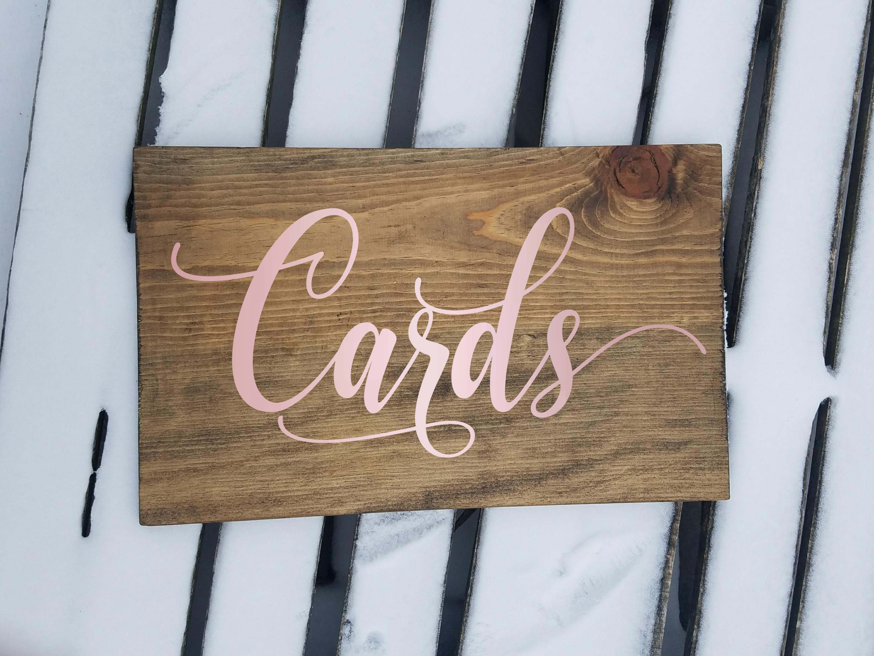 Cards Vinyl Decal Rose Gold Foil Cards Decal Glitter Cards - Etsy