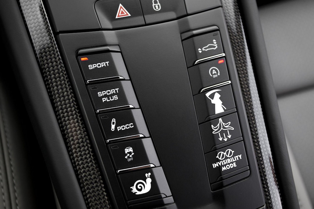 Blank Car Button Decal, Eject Passenger Button Decal, Blank Buttons ...