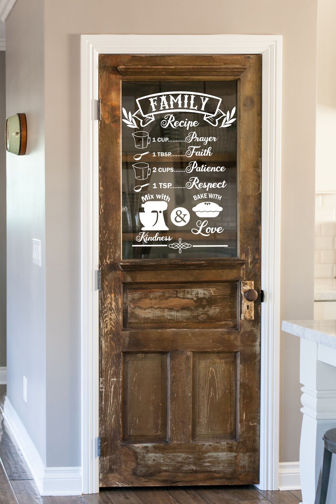 Family Recipe Sticker, Kitchen Decal, Pantry Decal, Baking Decal - Etsy