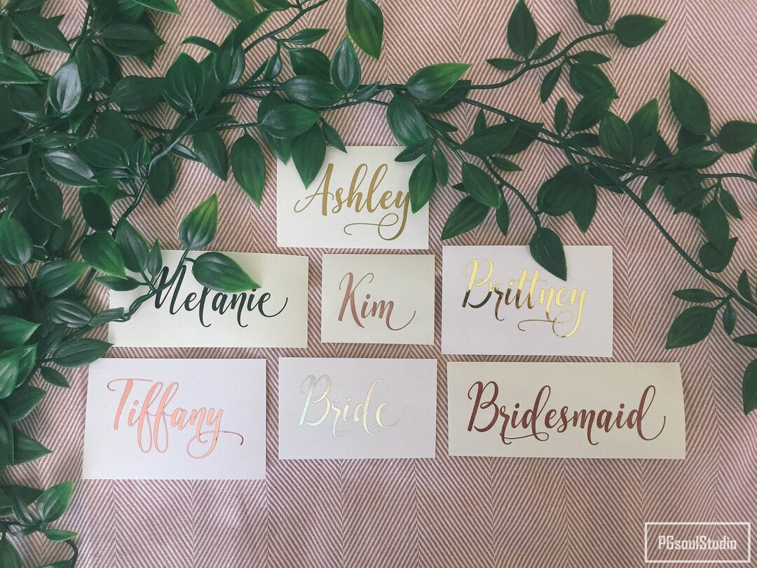 Custom Name Stickers Wedding Stickers Pantry Labels Makeup - Etsy
