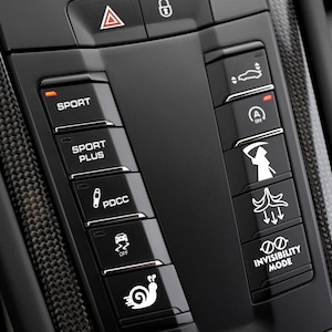 Blank Car Button Decal, Eject Passenger Button Decal, Blank Buttons ...