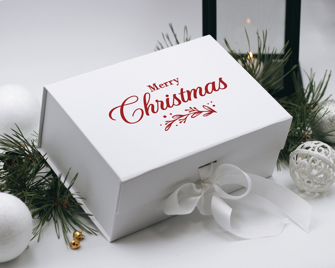 Christmas Gift Box, Merry Christmas Gift Box, Christmas Present Box ...