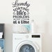 Laundry Room Decal, Laundry Vinyl Decal, Laundry Door Decal, Laundry ...