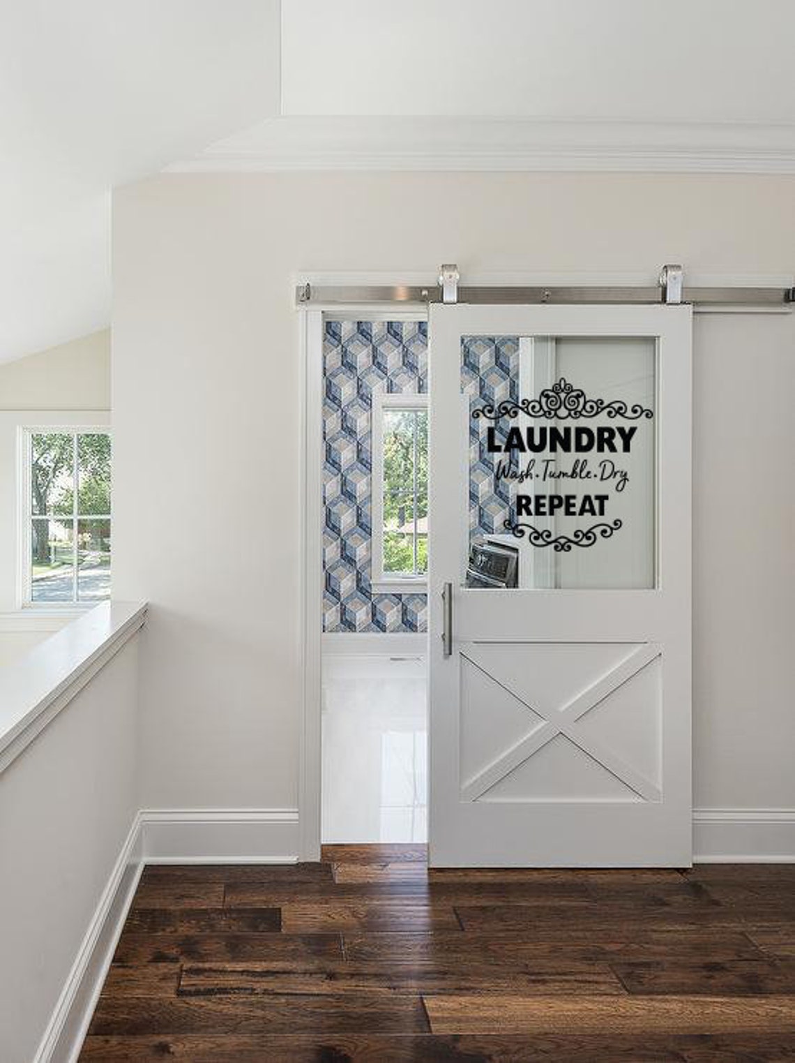 Laundry Vinyl Decal Laundry Door Decal Laundry Room Decal - Etsy