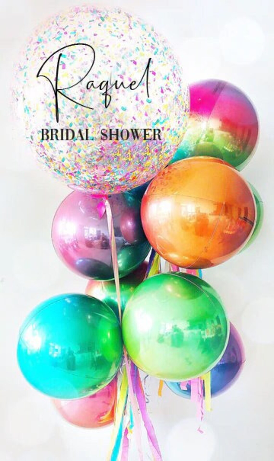 Personalised Balloon Decal, Balloon Label, Custom Vinyl Decal, Birthday ...