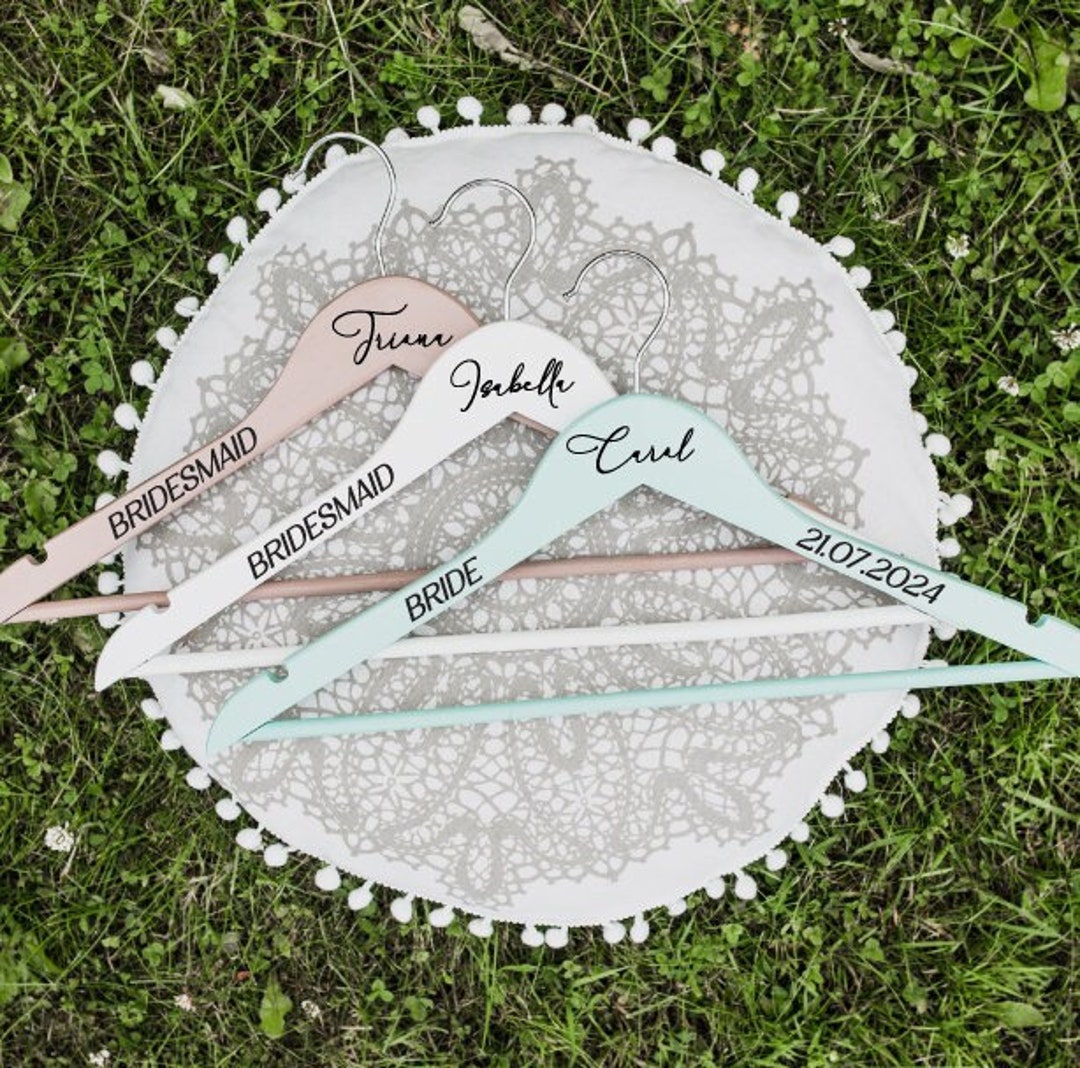 Custom Wedding Hanger Decal, Personalised Wedding Hanger Sticker ...