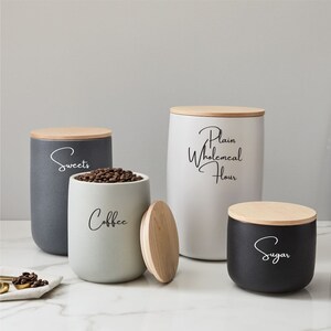 Canister Decals, Canister Labels, Jar Labels, Custom Name Sticker ...