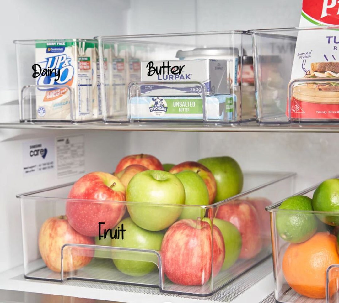 Fridge Decals, Kitchen Stickers, Fridge Organizing Labels, Food Label ...