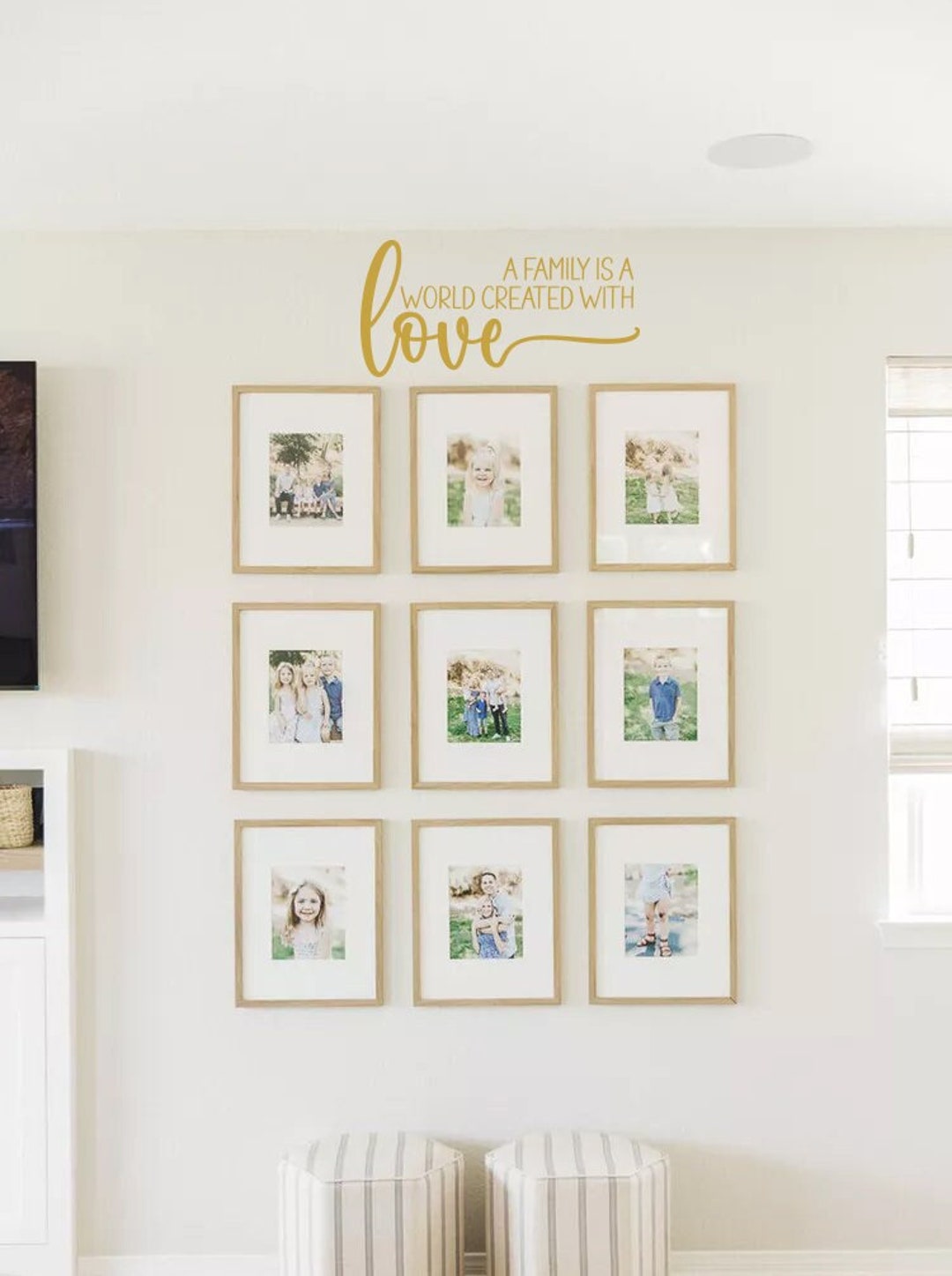 Family Quote Decal, Family Love Sticker, Living Room Decal, Family Sign ...