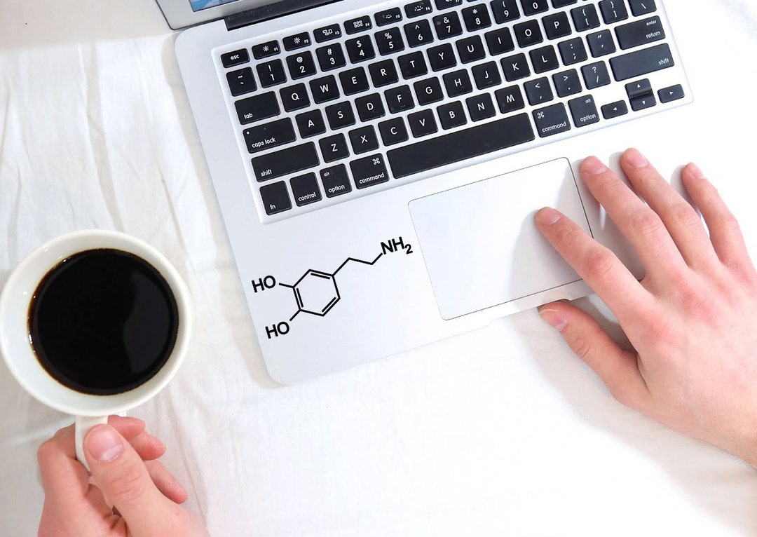 Dopamine Molecule Decal, Dopamine Molecule Sticker for Macbook, Laptop ...