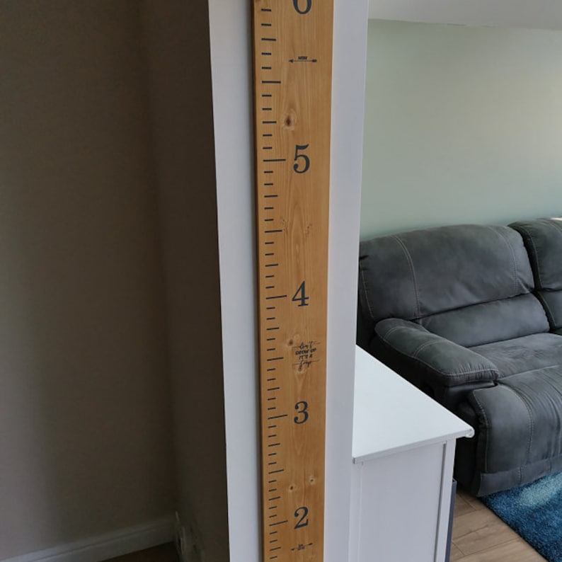 Growth Chart Ruler Vinyl Decal Kit Growth Chart Decal - Etsy