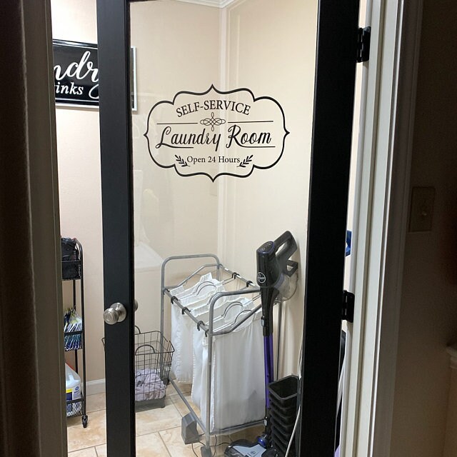 Laundry Vinyl Decal Laundry Door Decal Laundry Room Decal - Etsy