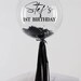 Personalised Balloon Decal, Balloon Label, Custom Vinyl Decal, Birthday ...