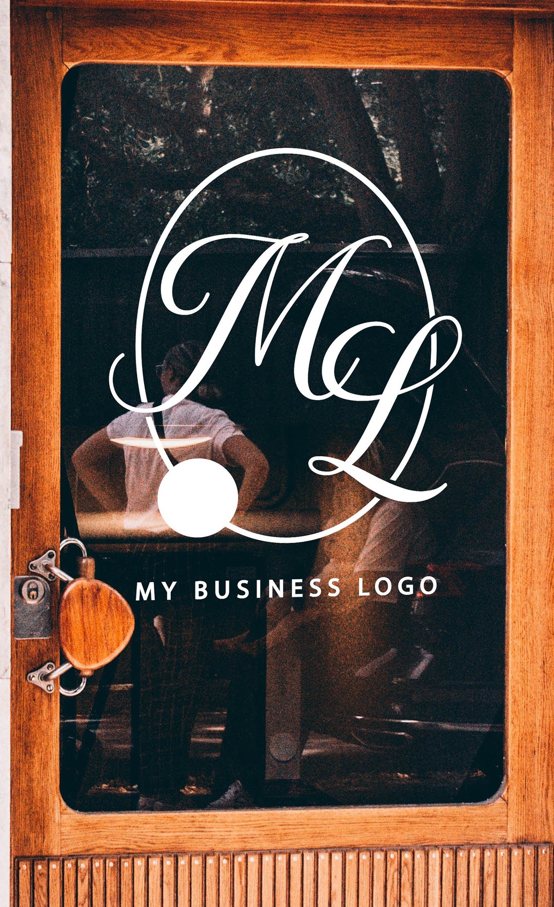 Custom Business LOGO Decal, Personalised Vinyl Logo, Custom Storefront ...