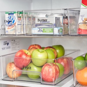 Fridge Decals, Kitchen Stickers, Fridge Organizing Labels, Food Label ...