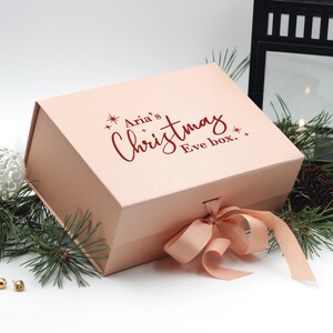 Personalized Christmas Eve Box, Custom Gift Box, Merry Christmas ...