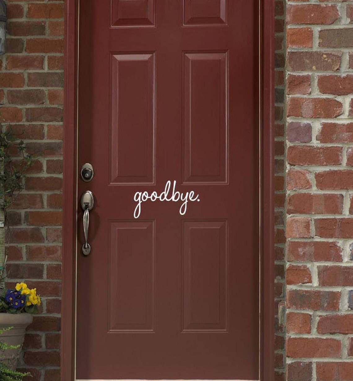 Goodbye Decal Goodbye Sticker for Macbook Laptop Car - Etsy