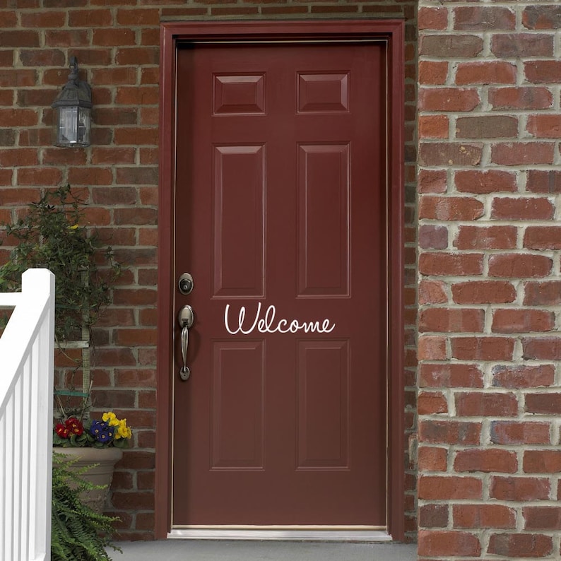Welcome Decal Welcome Sticker for Macbook Laptop Car - Etsy