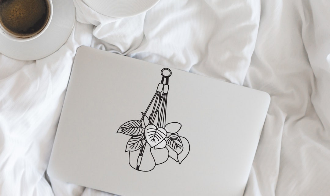 Hanging Plants and Succulents Decal, Plant Decal, Botanical Decal ...