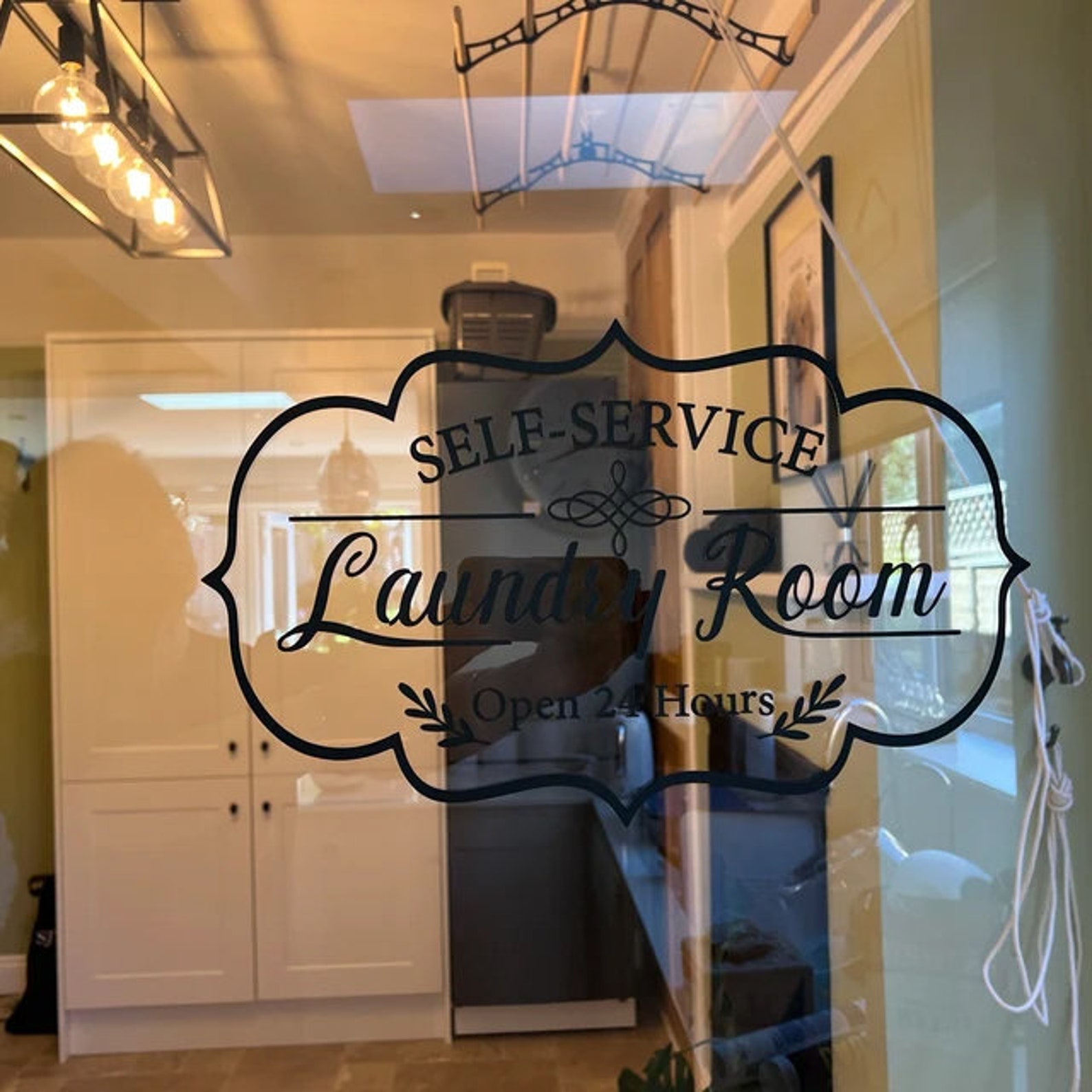 Laundry Vinyl Decal Laundry Door Decal Laundry Room Decal - Etsy