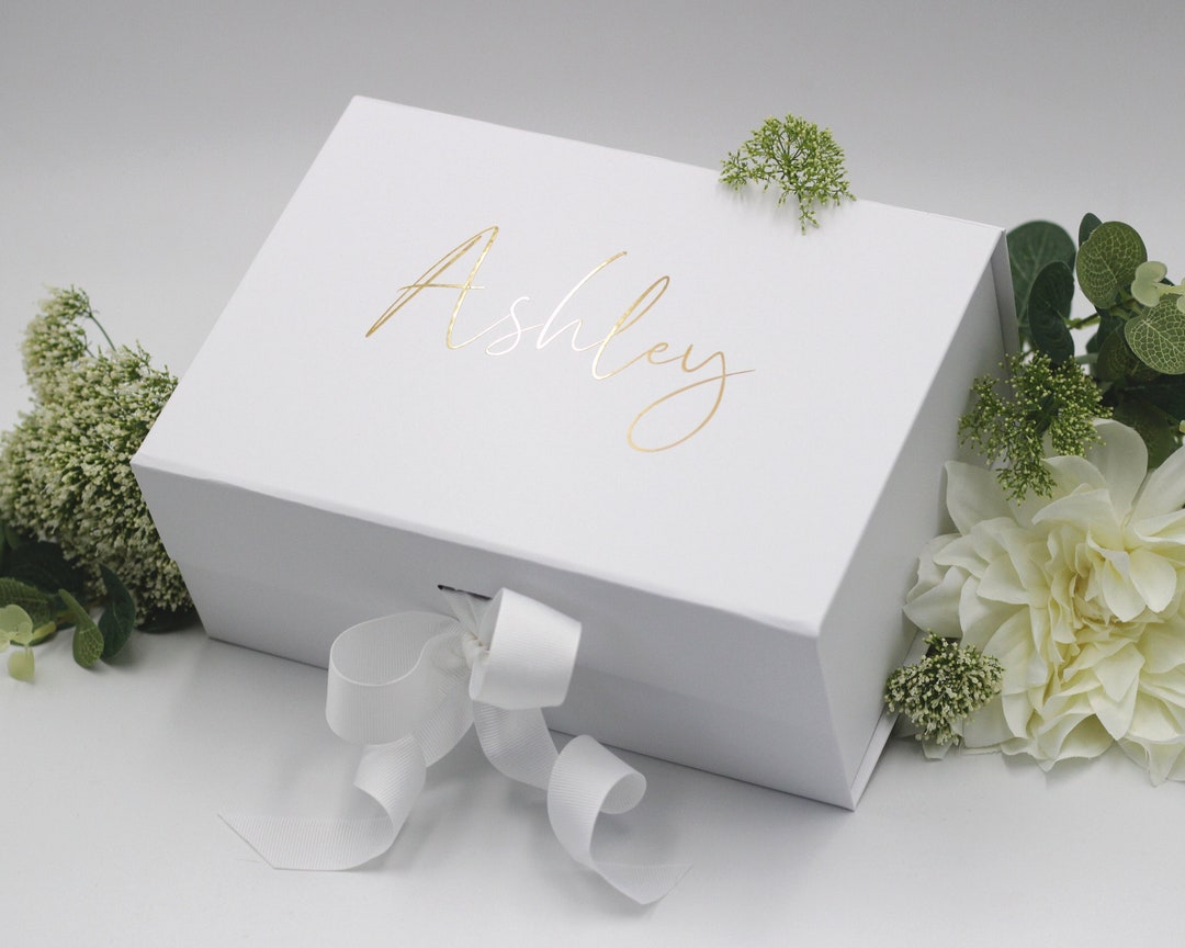 Personalized Luxury Gift Box, Custom Birthday Gift Box, Bridesmaid Gift ...