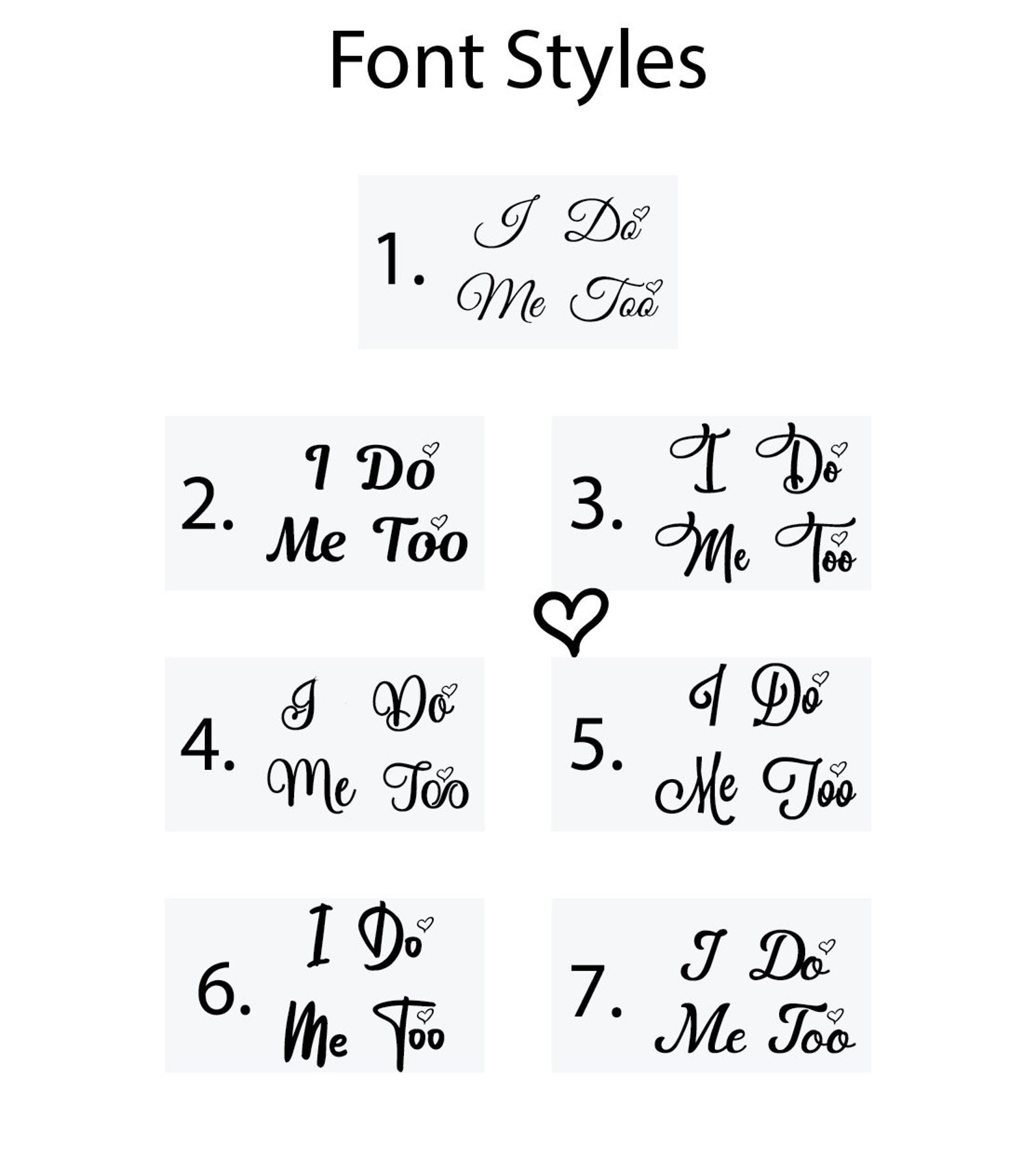 Wedding Shoe Vinyl Set I Do Sticker Me Too Sticker Wedding - Etsy