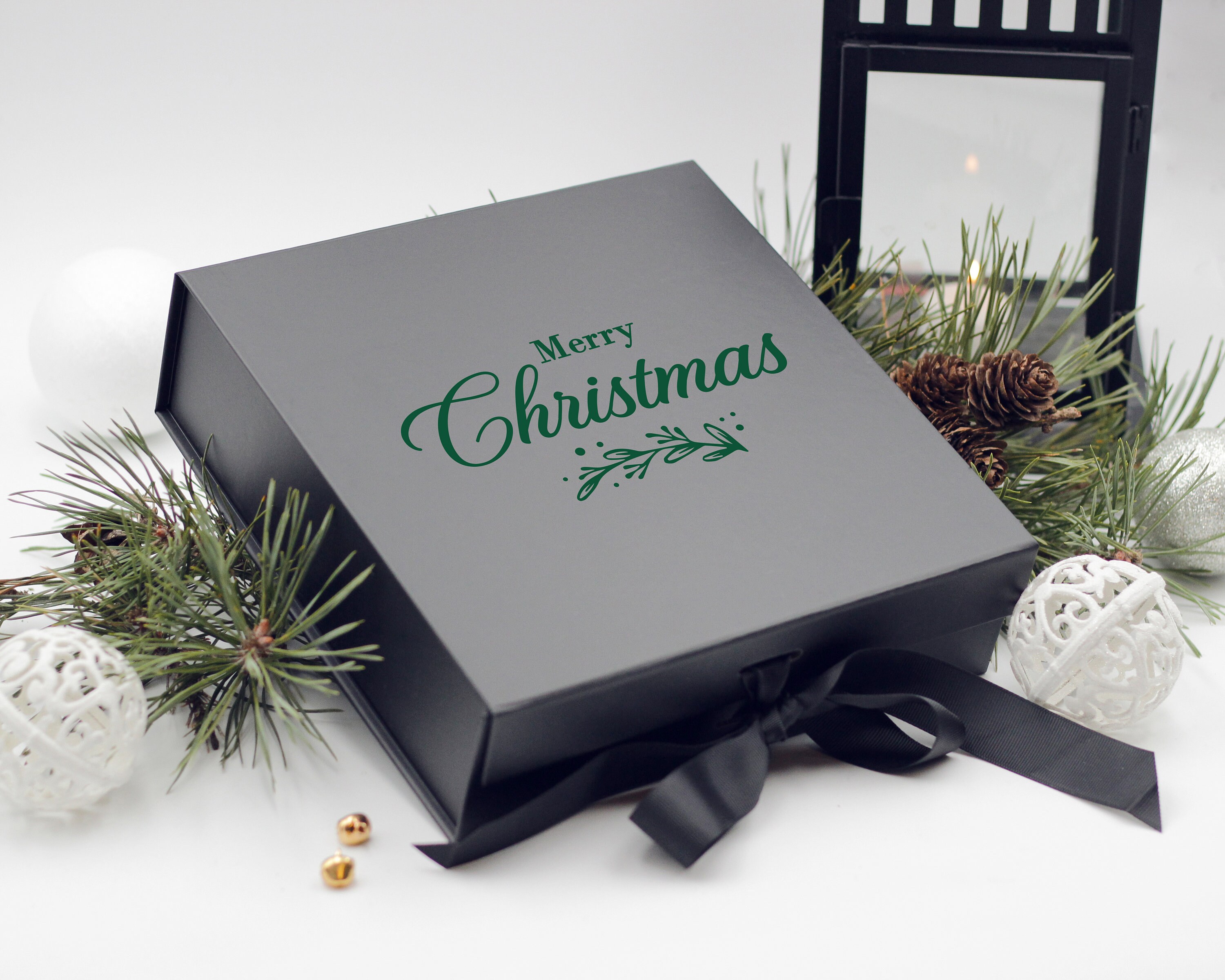 Christmas Gift Box Merry Christmas Gift Box Christmas - Etsy