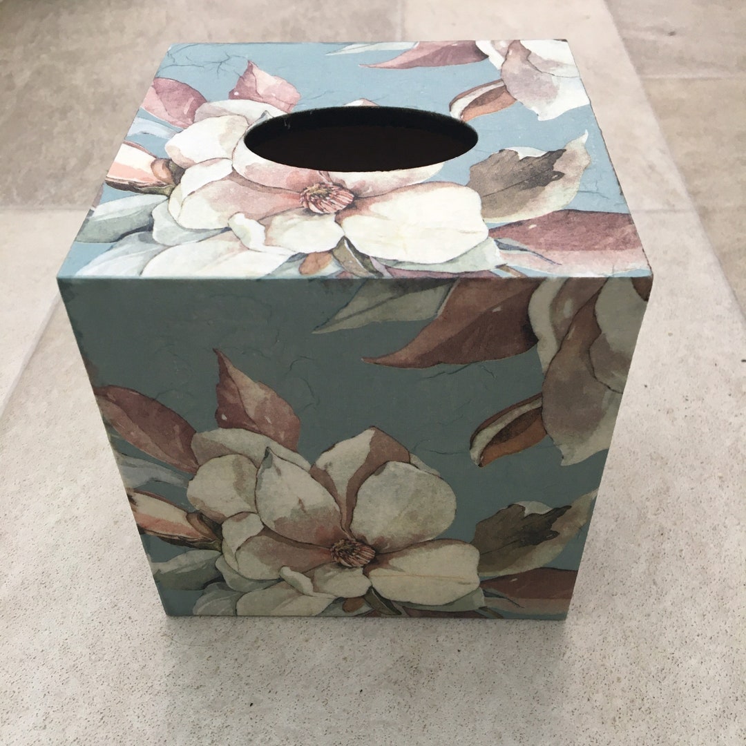 Magnolia Tissue Box Cover (standard Size) - Etsy